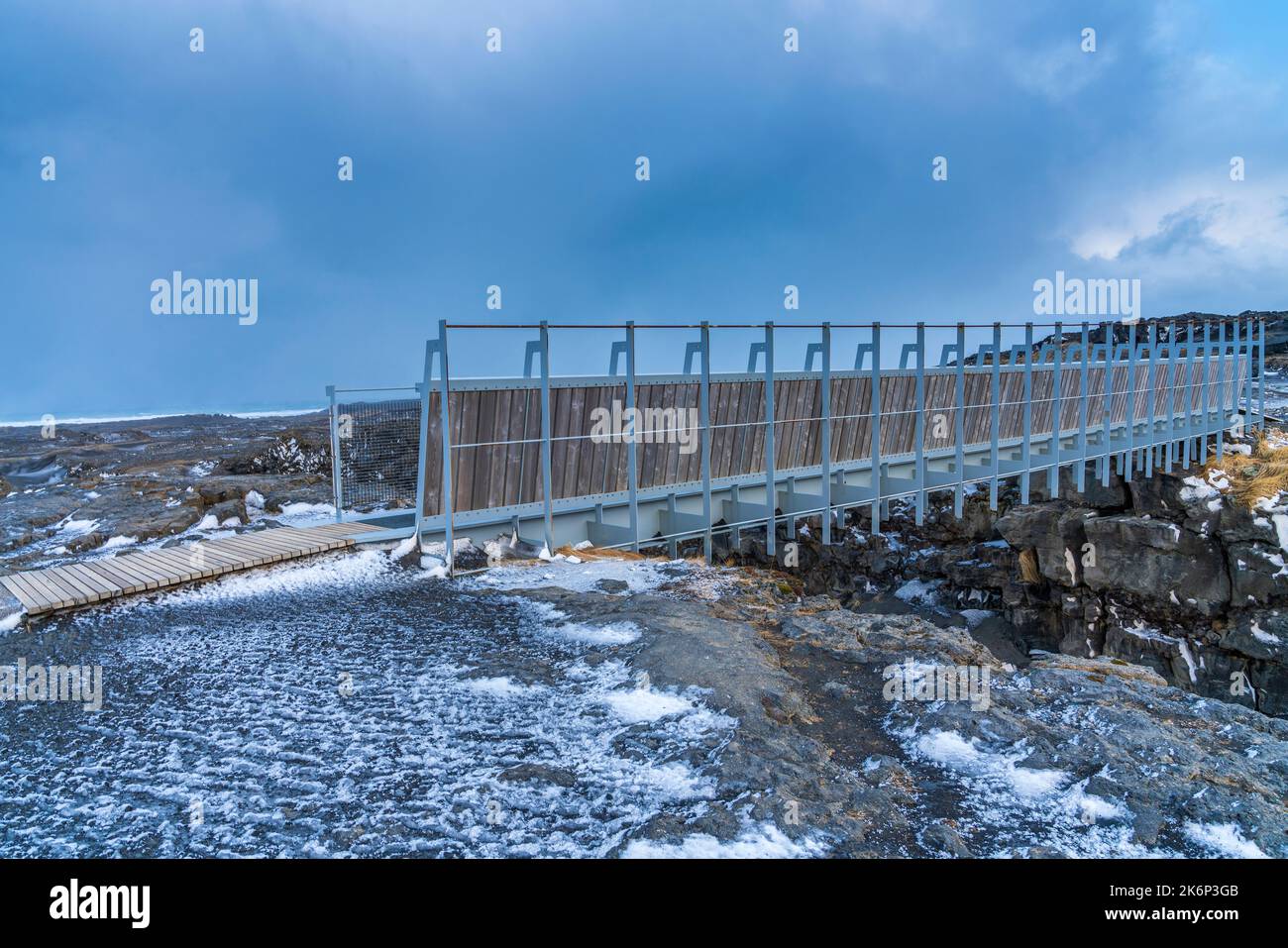 Bridge America-Eurpope, Southern Peninsula Region, Iceland, Europe ...