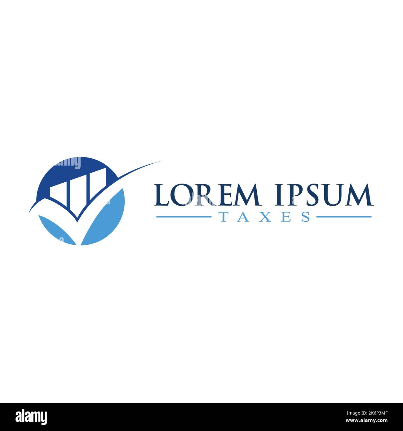 Tax accounting design logo vector Stock Vector Image & Art - Alamy