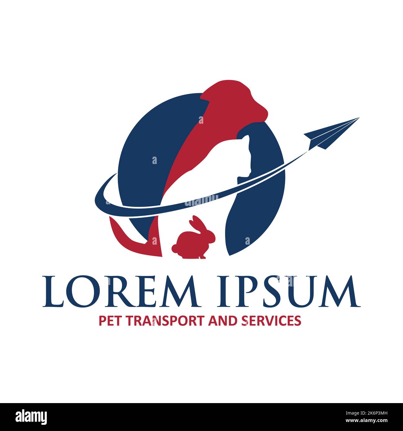 Pet transport services logo vector Stock Vector Image & Art - Alamy