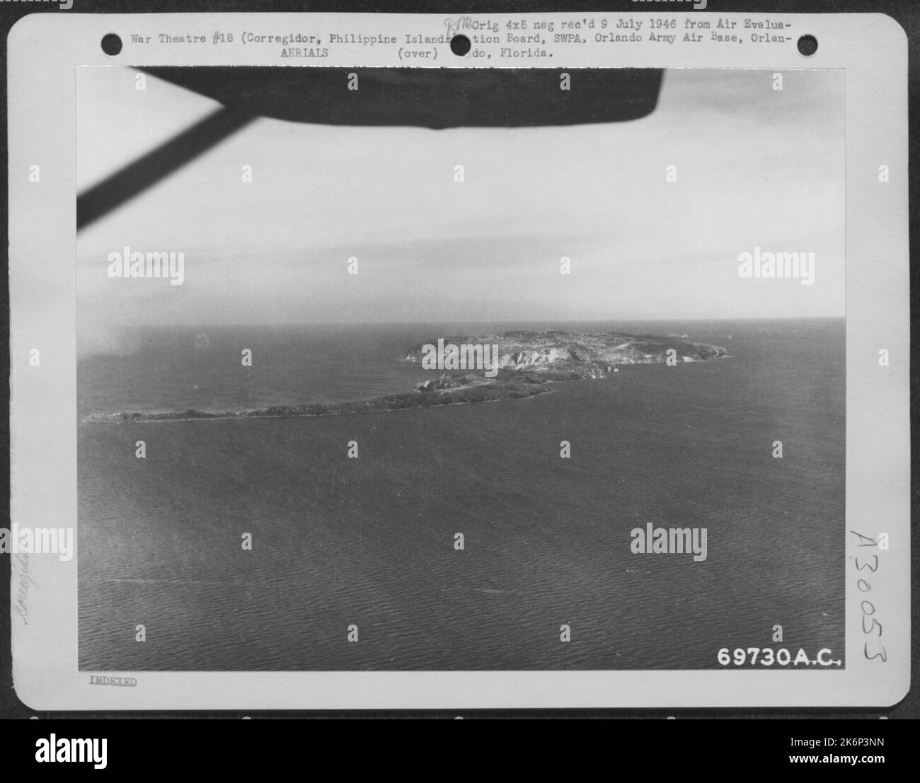 Aerial view of Corregidor, Philippine Islands Stock Photo - Alamy