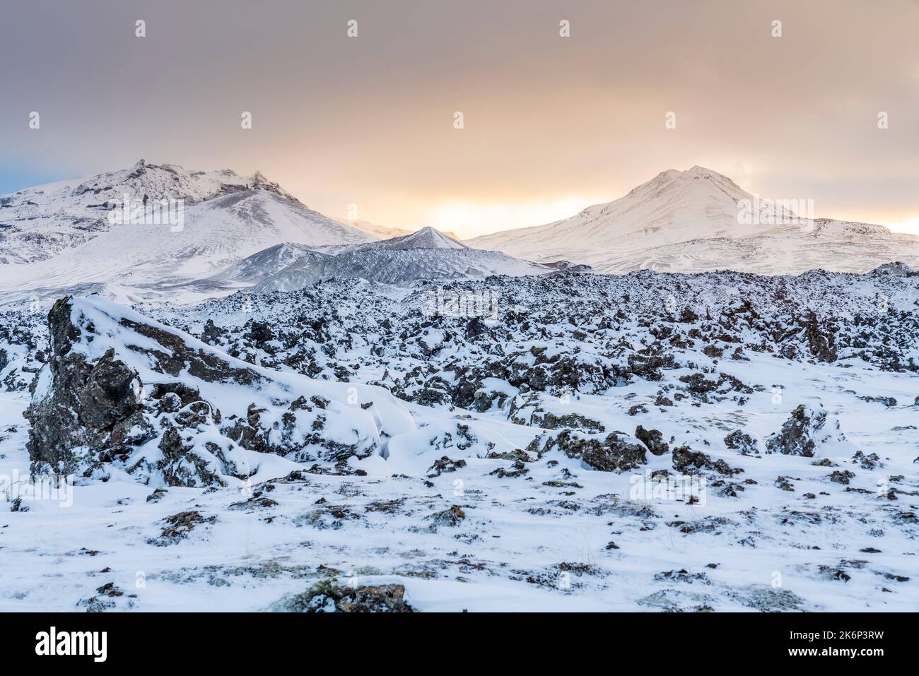 Lava Rock Formations, Snaefellsnes peninsula, Iceland, Europe Stock ...
