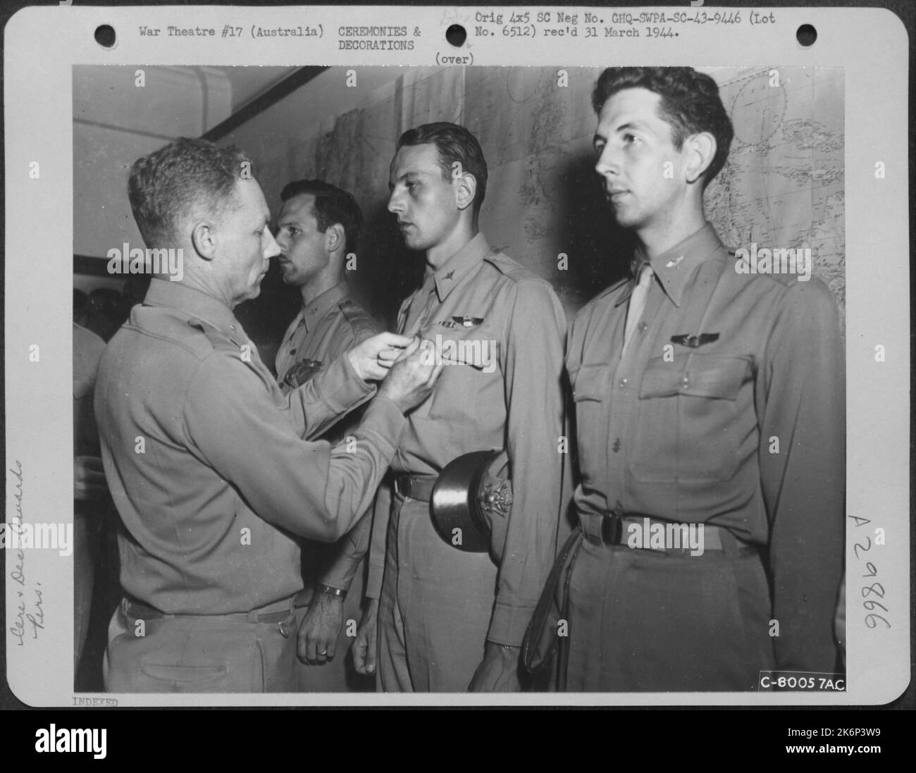 Brig. General Donald Wilson presents an Oak Leak Cluster to the Air ...