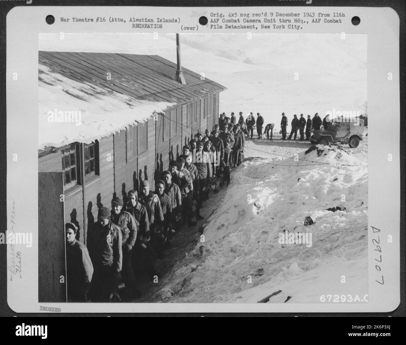 On 25 November 1943, A Long Line Of Men Formed Outside The Mess Hall On ...