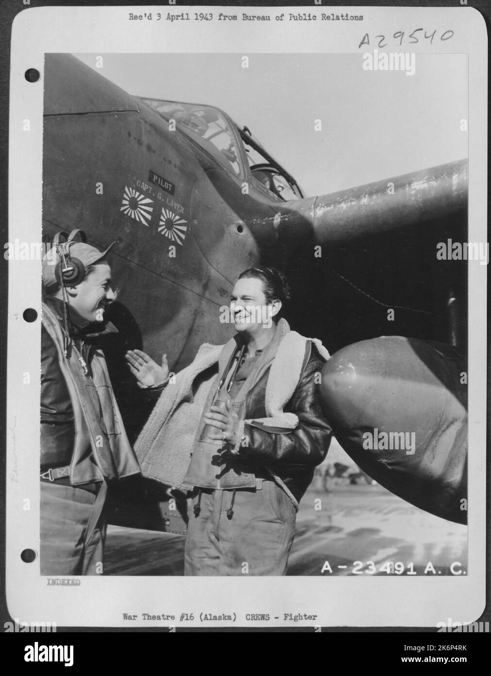 Capt. George Laven, Jr. of San Antonio, Texas, who has 2 Zero's to his ...
