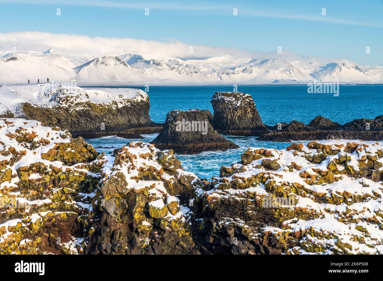 Gatklettur (Hellnar Arch), naturally formed stone arch found between ...