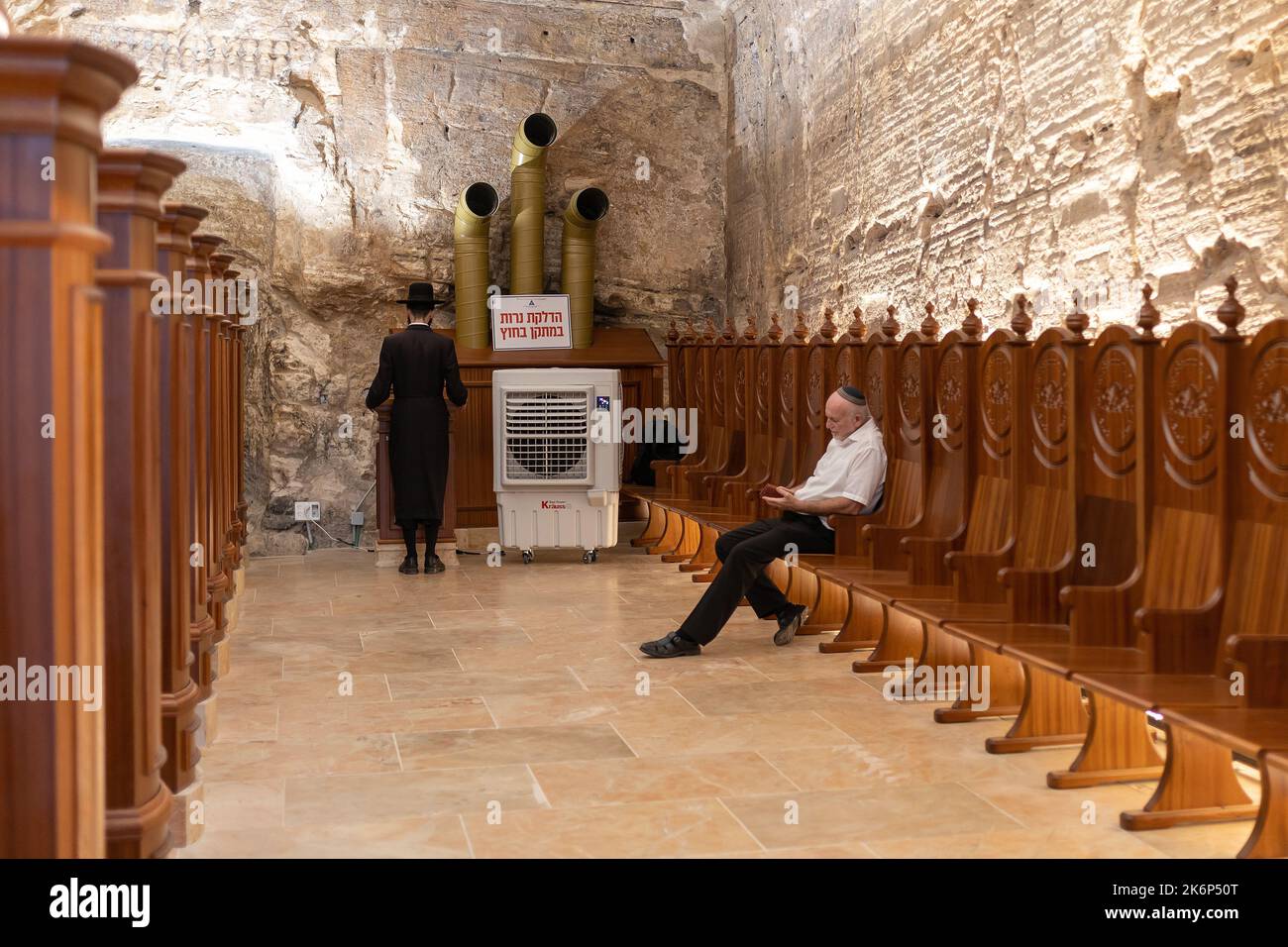 Haifa, Israel - September 21, 2022, Cave of Elijah the Prophet on Mount ...
