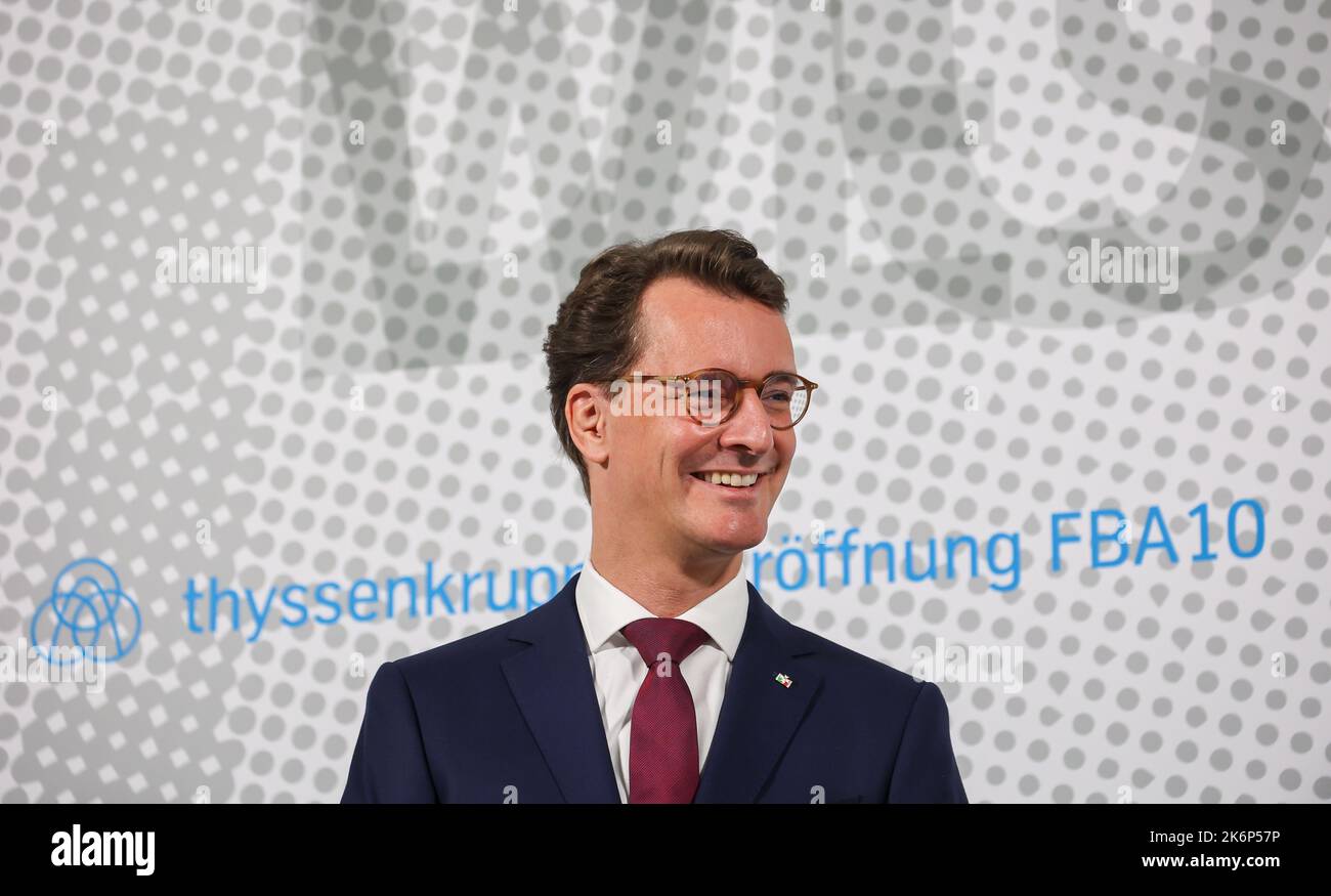 Dortmund, North Rhine-Westphalia, Germany - ThyssenKrupp Steel, opening ...