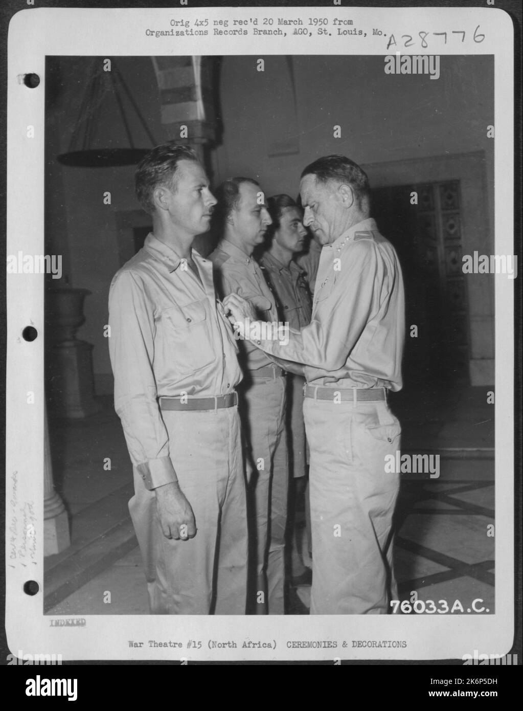 Photographic Reconnaissance Wing, is presented the Legion of Merit by ...