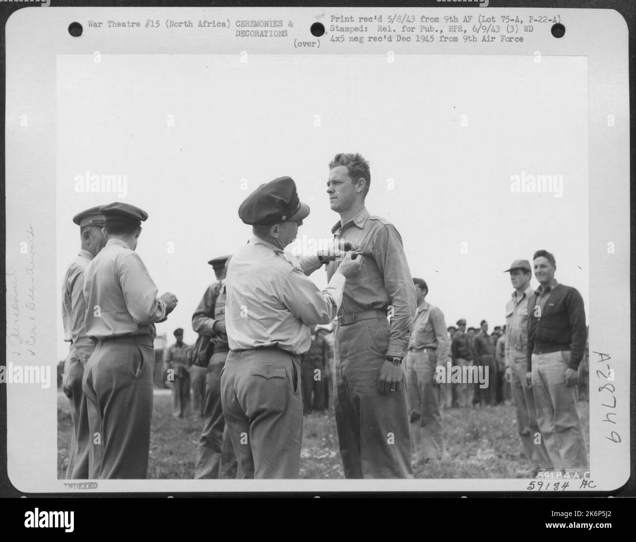Capt. Roy E. Whittaker, Knoxville, Tenn., receiving the Distinguished ...