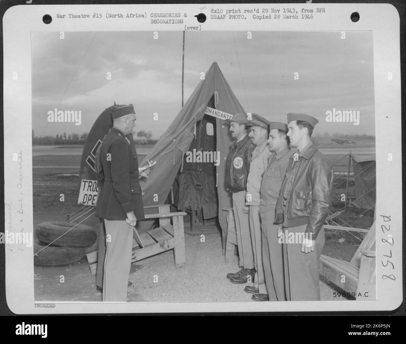 Brig. General Paul L. Williams, Commander of the 12th Air Force Troop ...