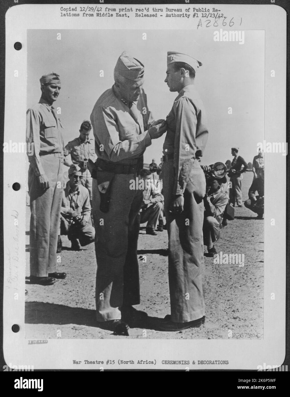 Capt. Sam R. Oglesby, Great Falls, S.C. receiving the Silver Star from ...