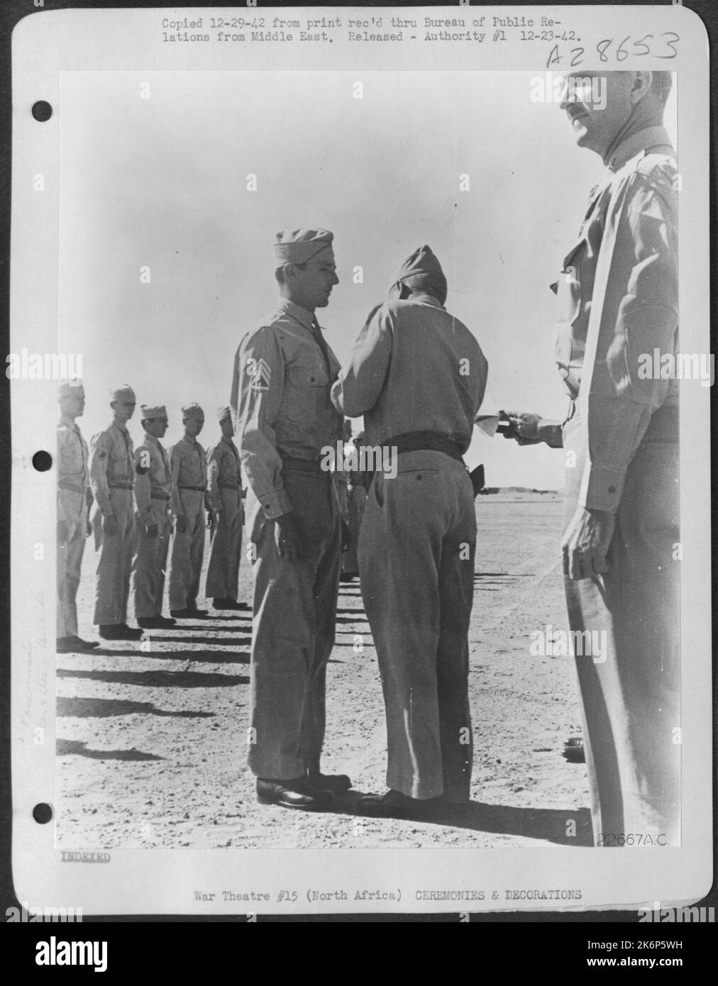 Sgt. Jack D. Smith, of Daly City, Calif., receiving the Silver Star for ...