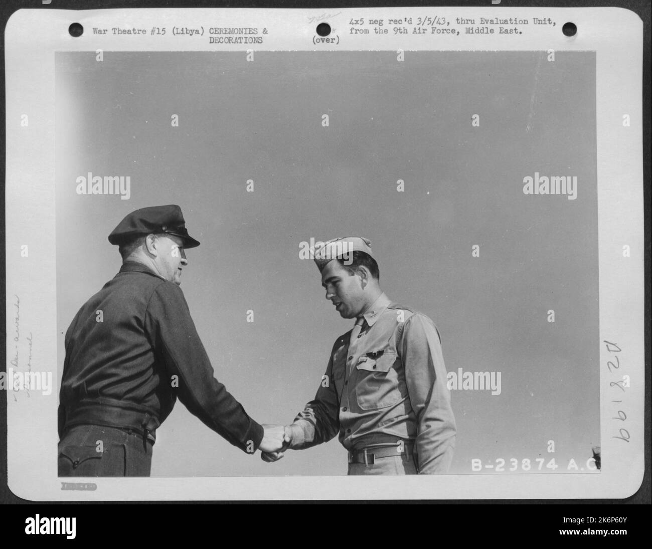 1st Lt. Robert E. Longstreth, Los Angeles, Calif. After being awarded ...