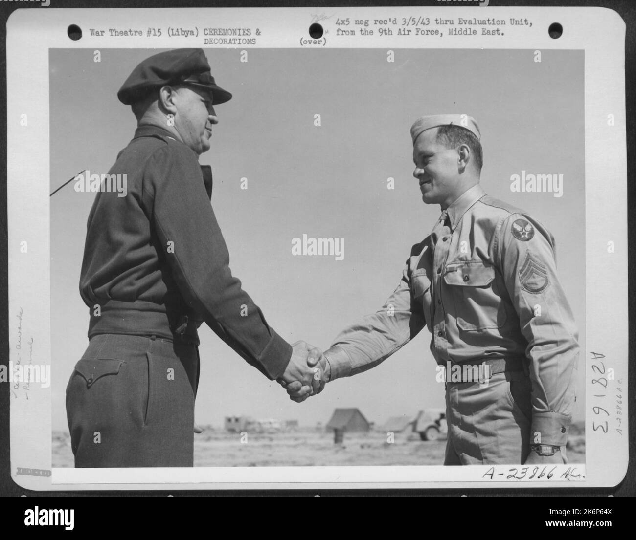 S/Sgt. Andrew Huska, Torrington, Conn. After presentation of the Air ...