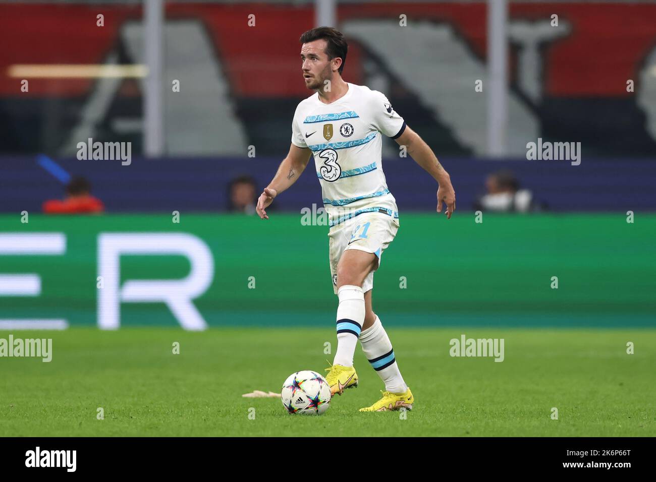 Milan, Italy, 11th October 2022. Ben Chilwell of Chelsea FC during the ...