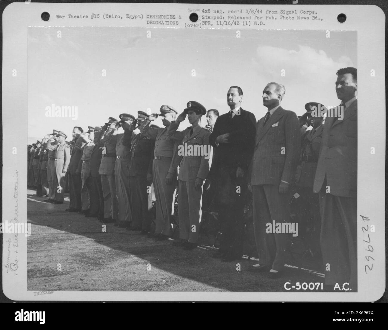 Cairo, Egypt-The playing of the American National Anthem brought ...