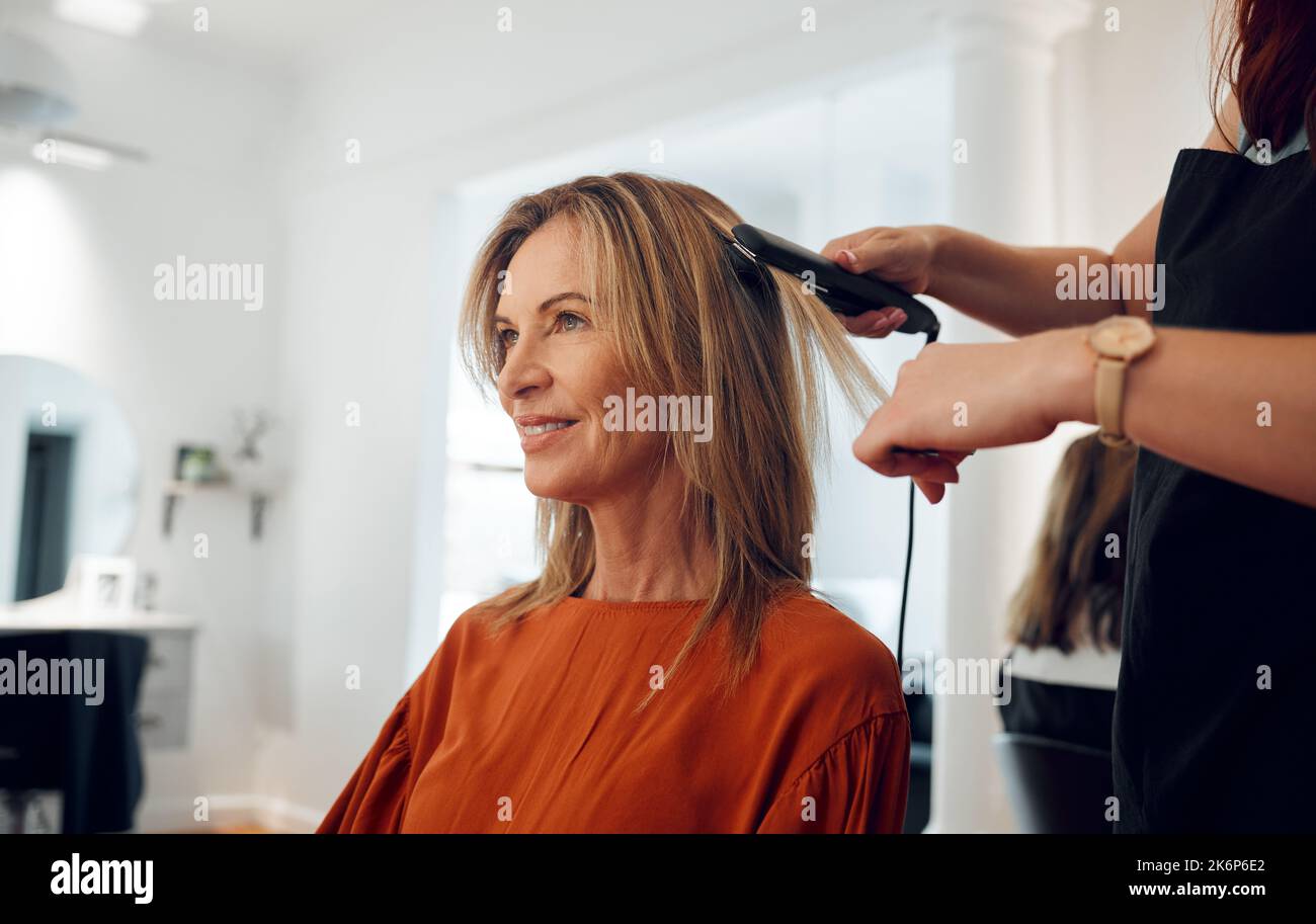 Woman hairdresser appointment using hi-res stock photography and images ...