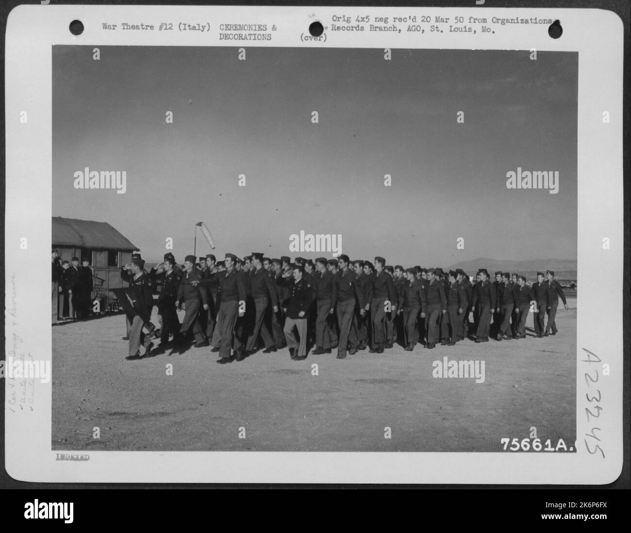 Men Of The 94Th Fighter Squadron, 1St Fighter Group Pass In Review ...