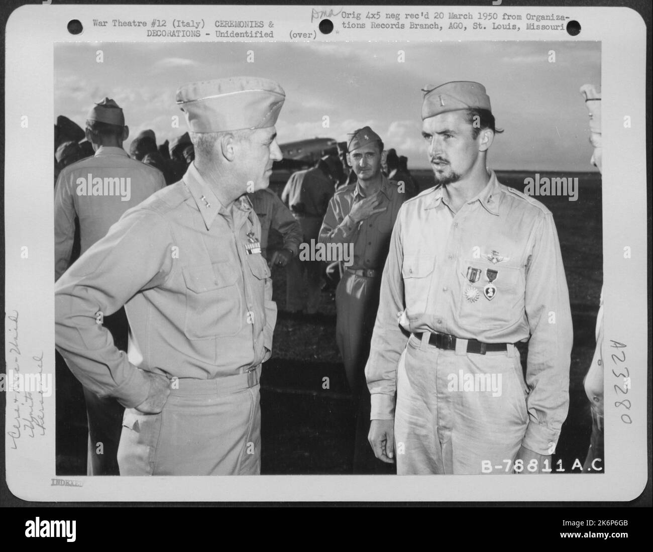 Major General Nathan F. Twining Presents The Distinguished Flying Cross ...