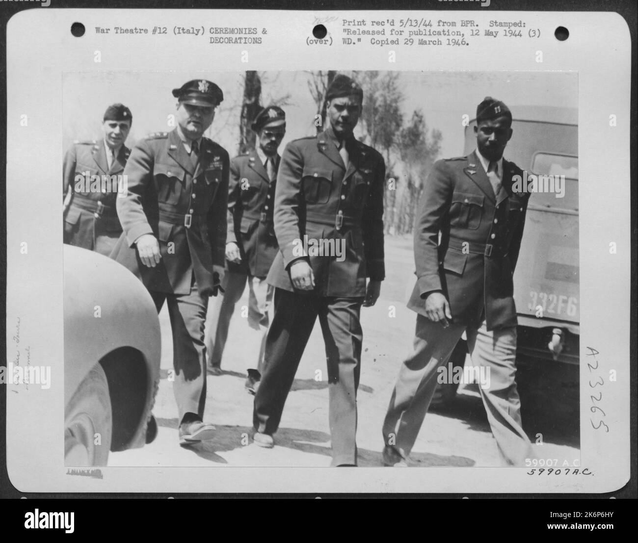 Lt. Gen. Ira C. Eaker, Commanding General Of The Mediterranean Allied ...