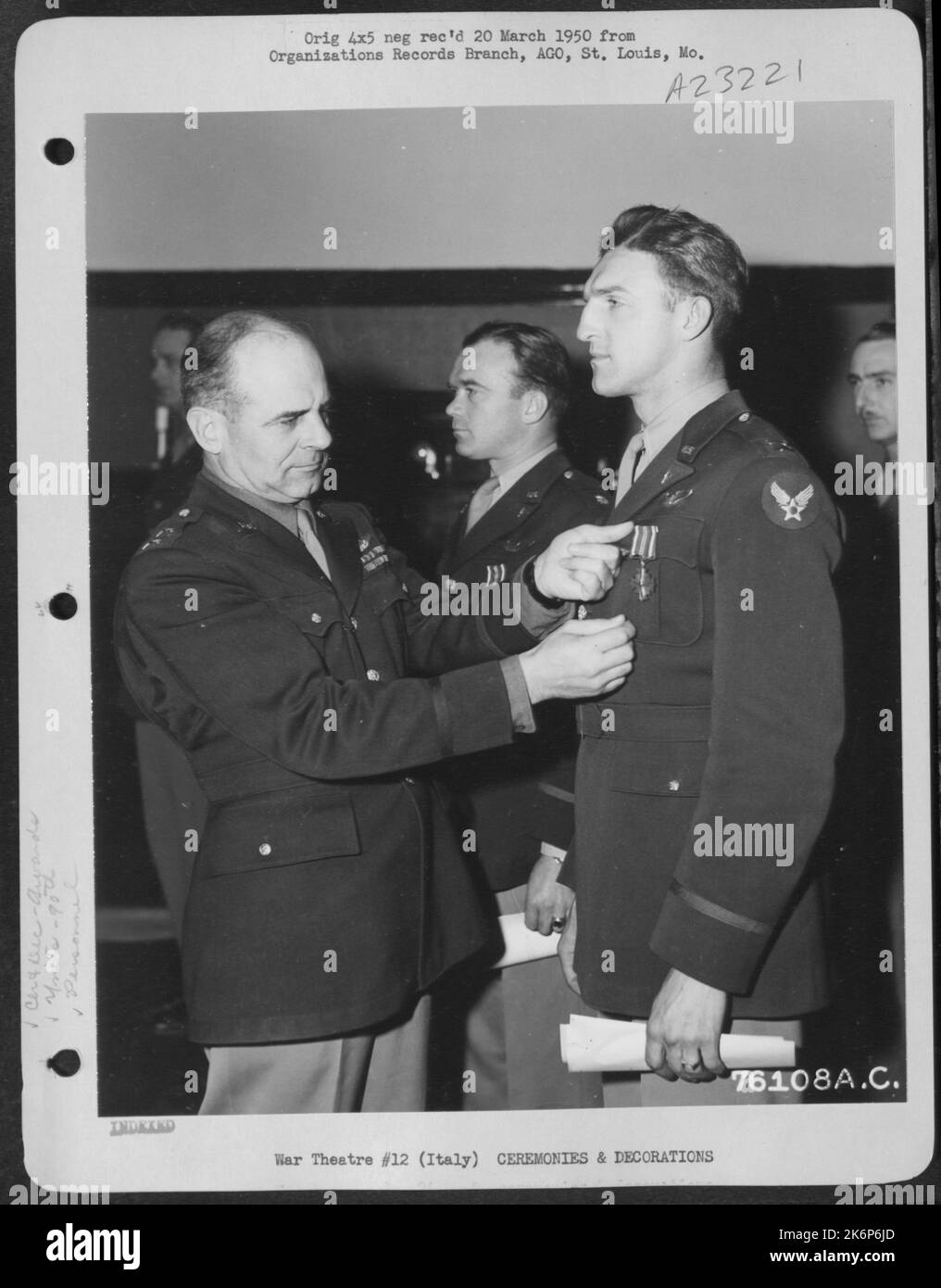 Major General James H. Doolittle Awards The Distinguished Flying Cross ...