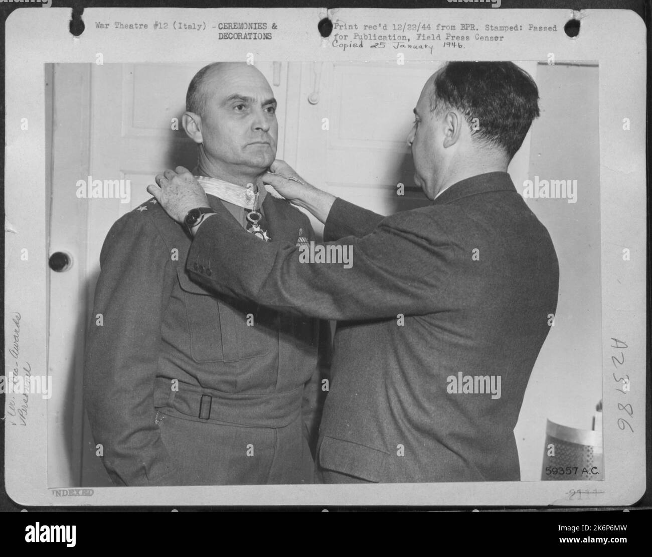 Lt. Gen. Ira C. Eaker, Commanding Gen. Of Maaf, Was Awarded The ...