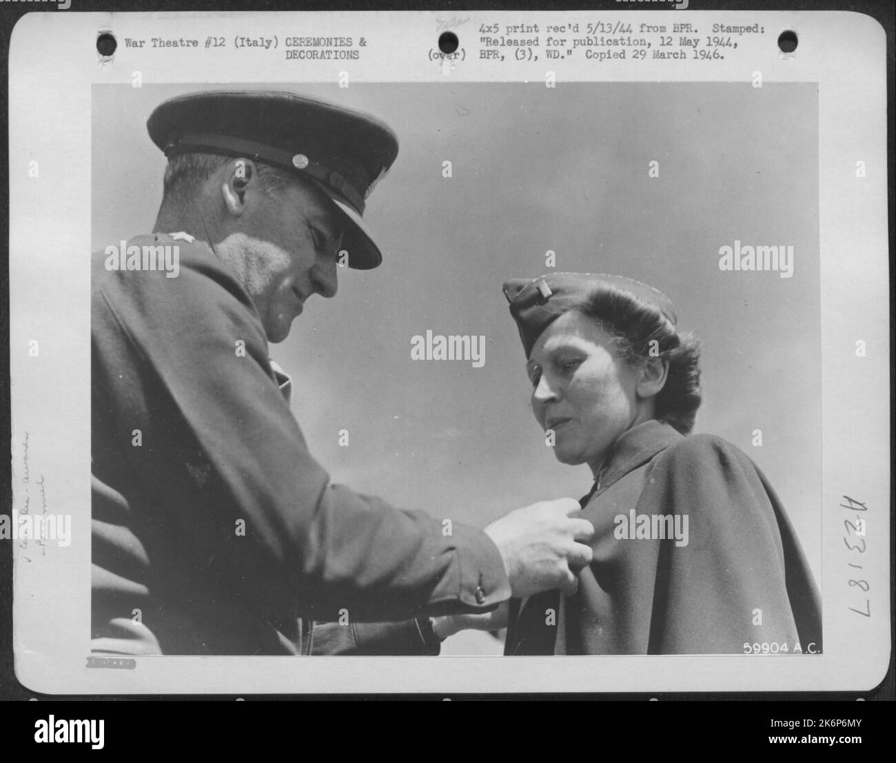Major General Nathan F. Twining, Commanding Gen. Of The 15Th Aaf In ...