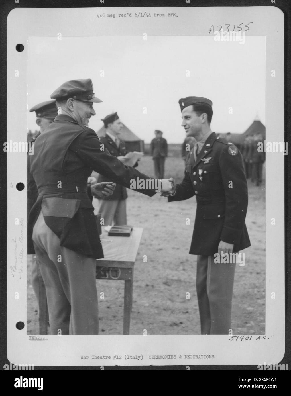 With the Silver Star pinned on his tunic, 1st Lt. Douglas A. Neilson ...