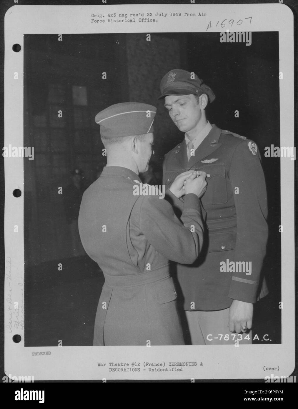 Major General Samuel E. Anderson Presents The Distinguished Flying ...