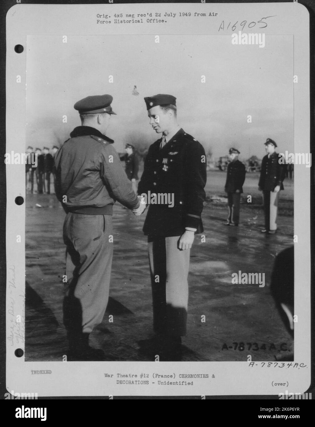 Major General Samuel E. Anderson Presents The Distinguished Flying ...