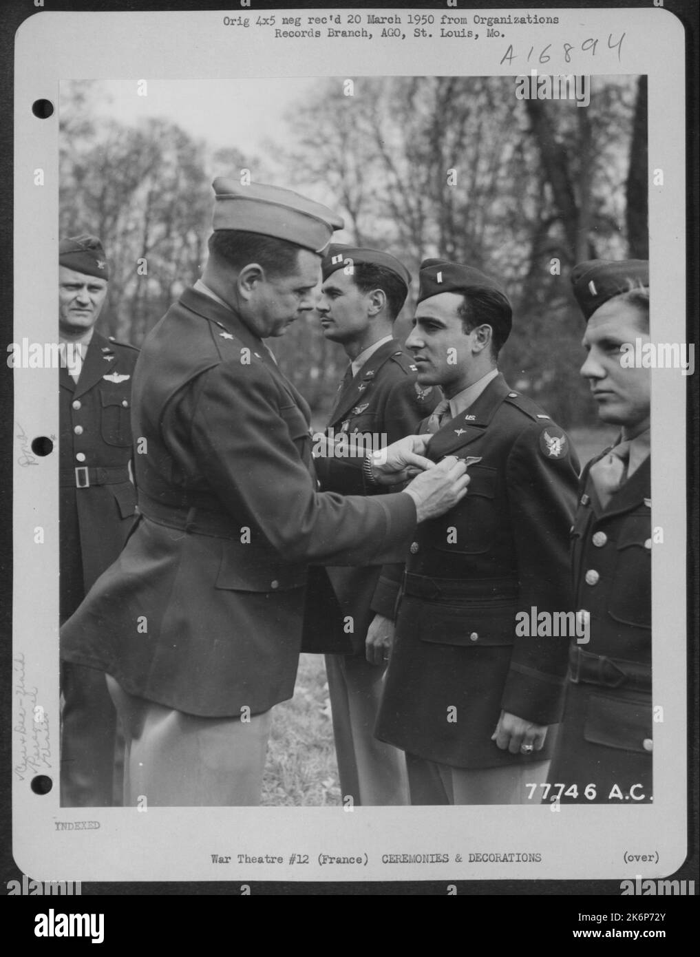 Brig. Gen. John P. Doyle Presents An Award To A Member Of The 320Th ...