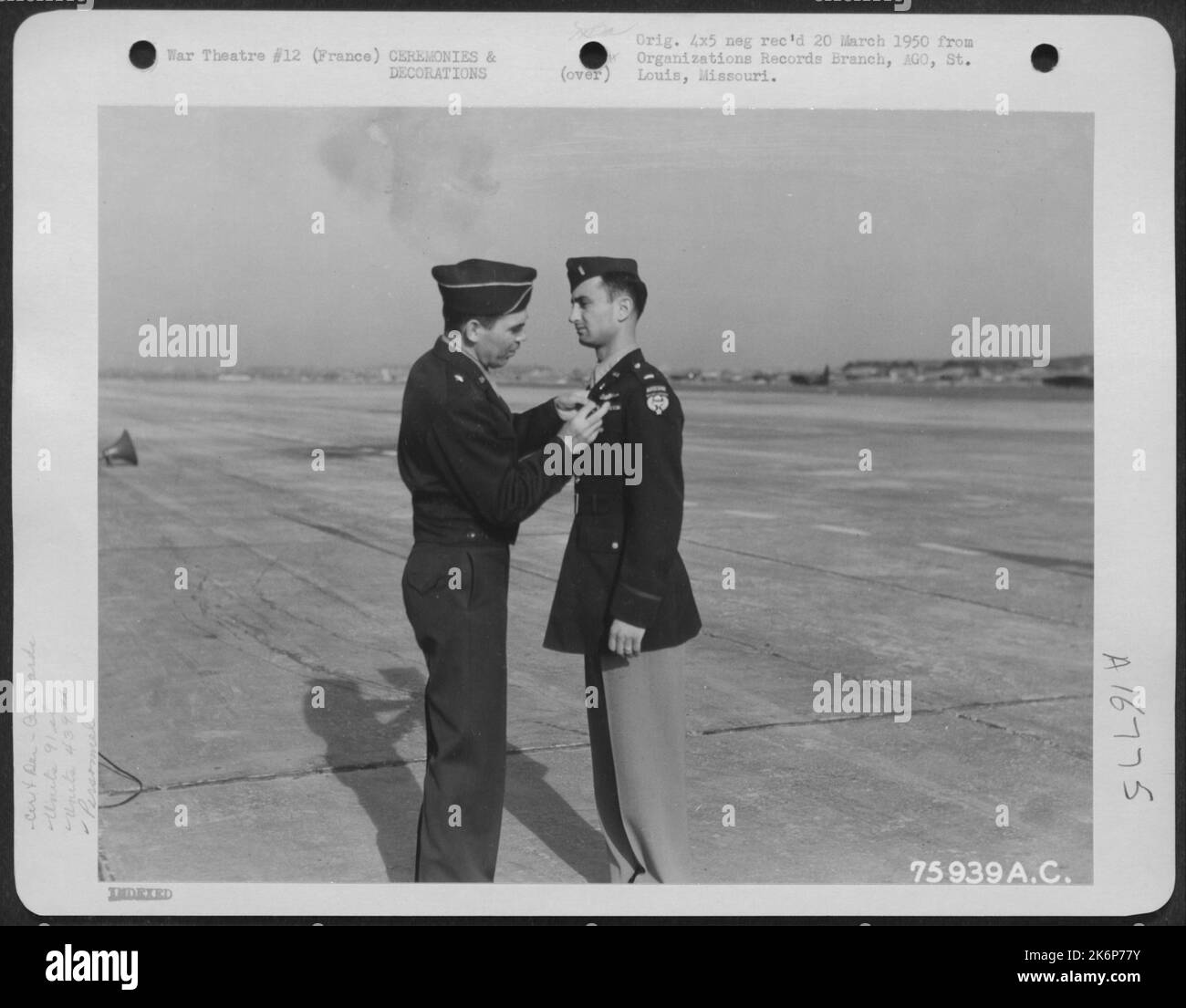 Brig. Gen. Julian M. Chappell Presenting An Award To A Member Of The ...
