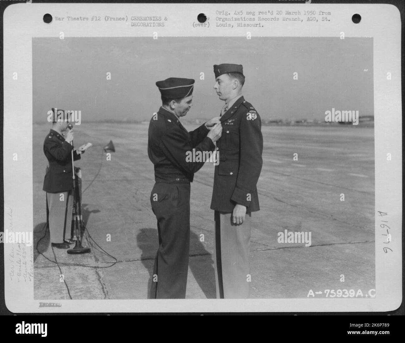 Brig. Gen. Julian M. Chappell Presenting An Award To A Member Of The ...