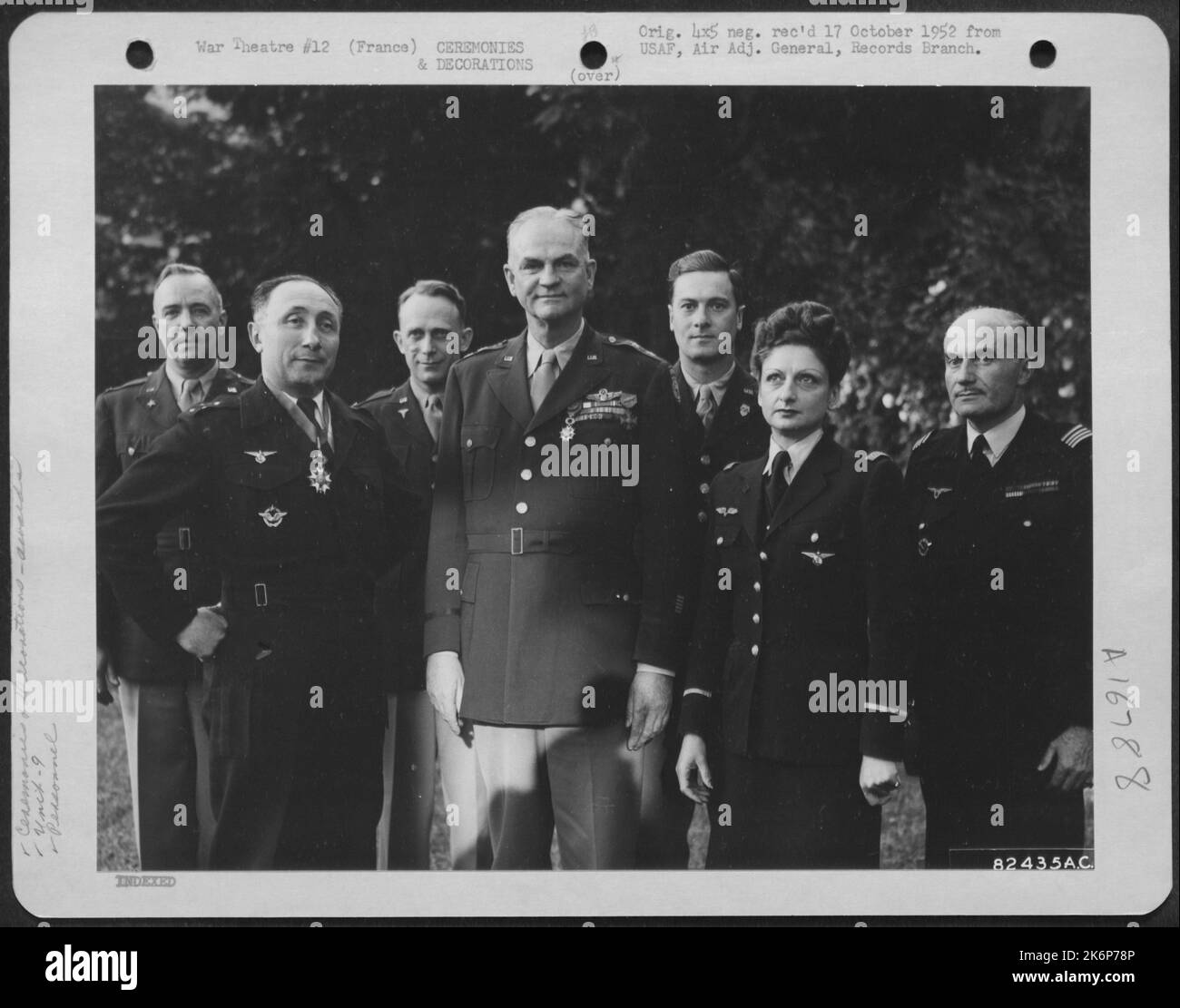 Air combat command leaders Black and White Stock Photos & Images - Alamy
