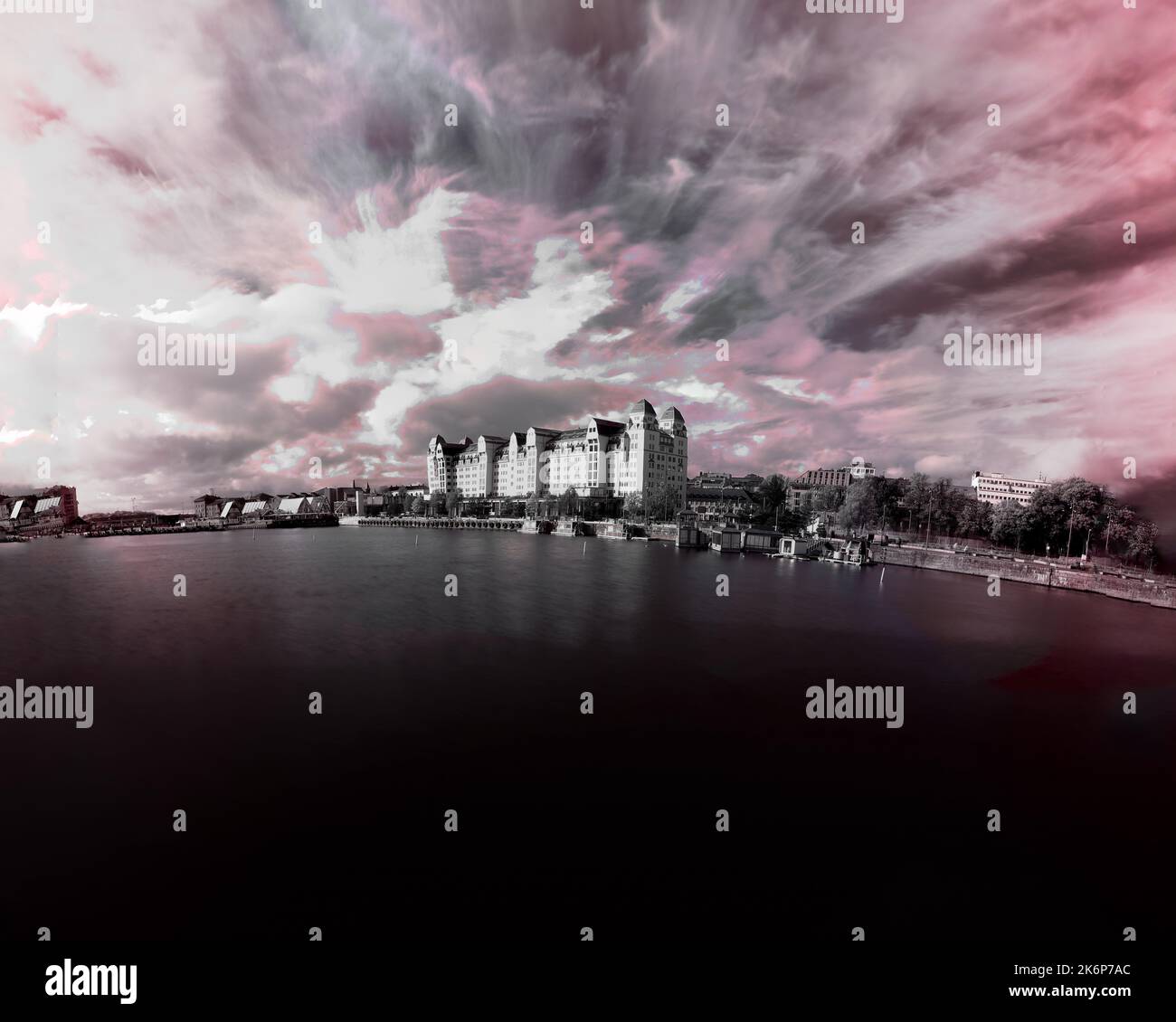 Norwegian Capital in Infrared Stock Photo - Alamy