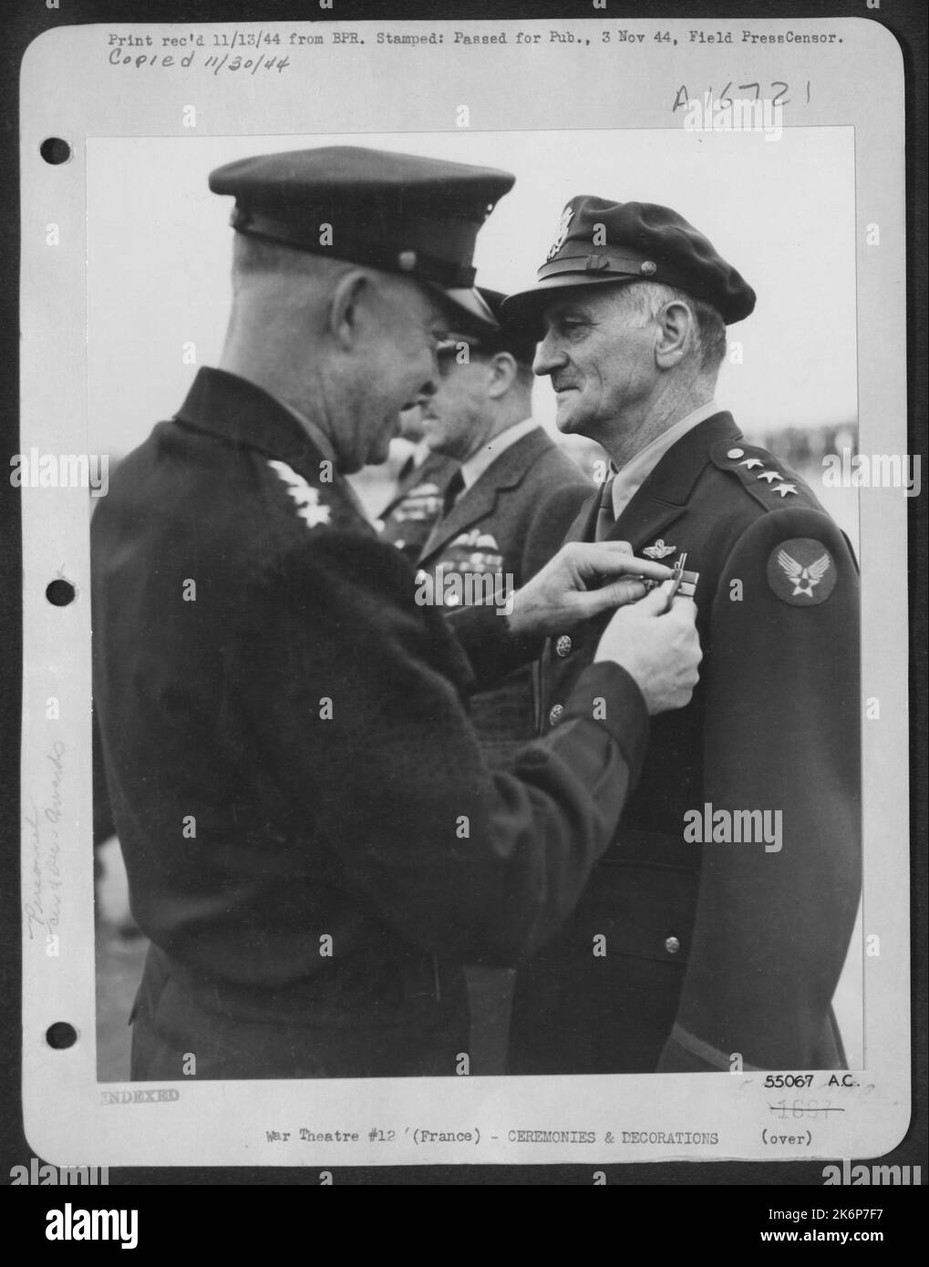 General Dwight D. Eisenhower, Supreme Commader of the Allied ...
