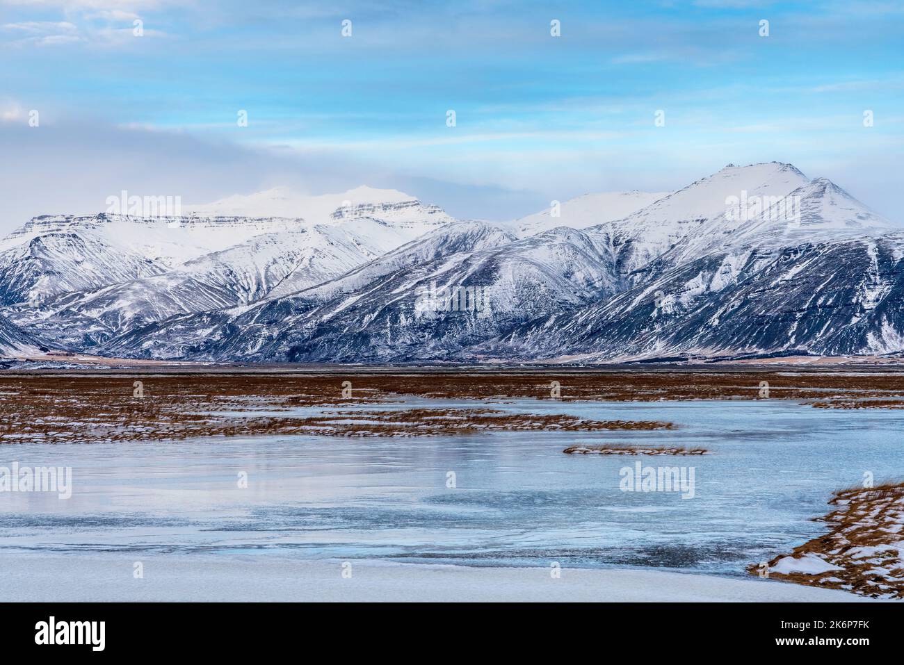 Winter Icelandic Road Trip, Ring Road near Hofn, Eastern Region ...