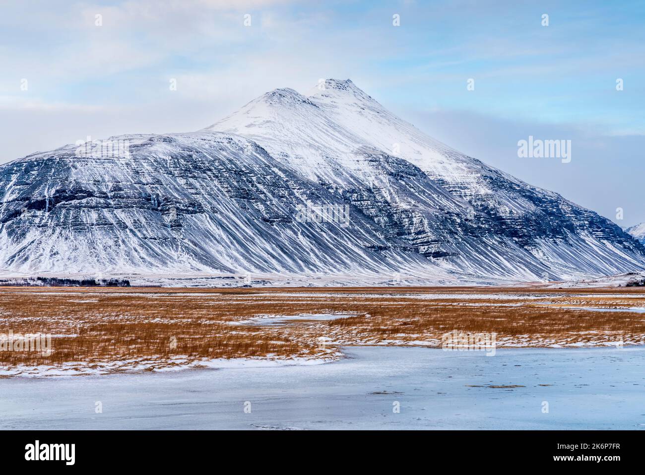 Winter Icelandic Road Trip, Ring Road near Hofn, Eastern Region ...