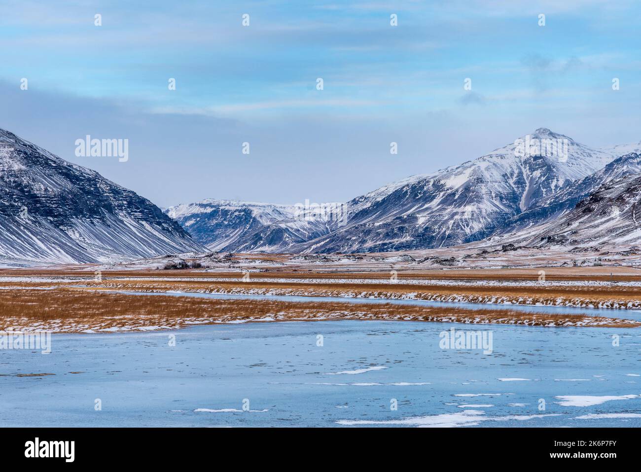 Winter Icelandic Road Trip, Ring Road near Hofn, Eastern Region ...