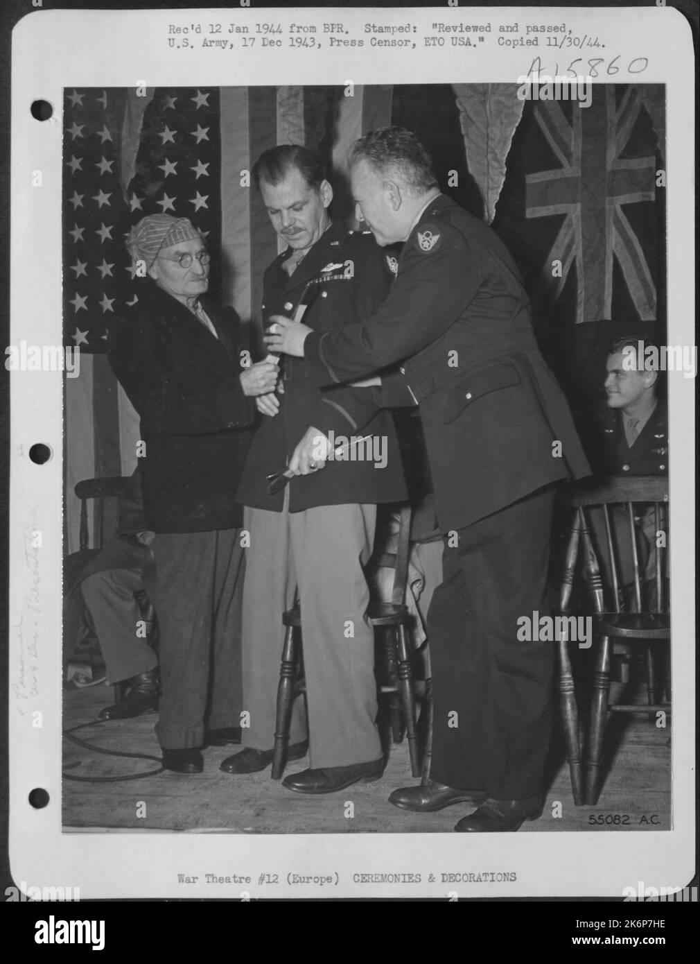 Brig. Gen. Leon W. Johnson and Brig. Gen. Malcolm Grow, Chief surgeon ...