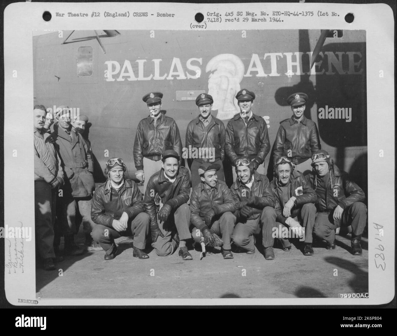 Crew Of The 'Pallas Athene, The G.I. Jane' Battle Scarred Consolidated ...
