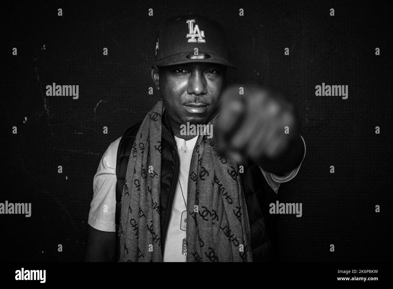 France, Paris - November 12, 2021. US rap singer Ras Kass poses before ...