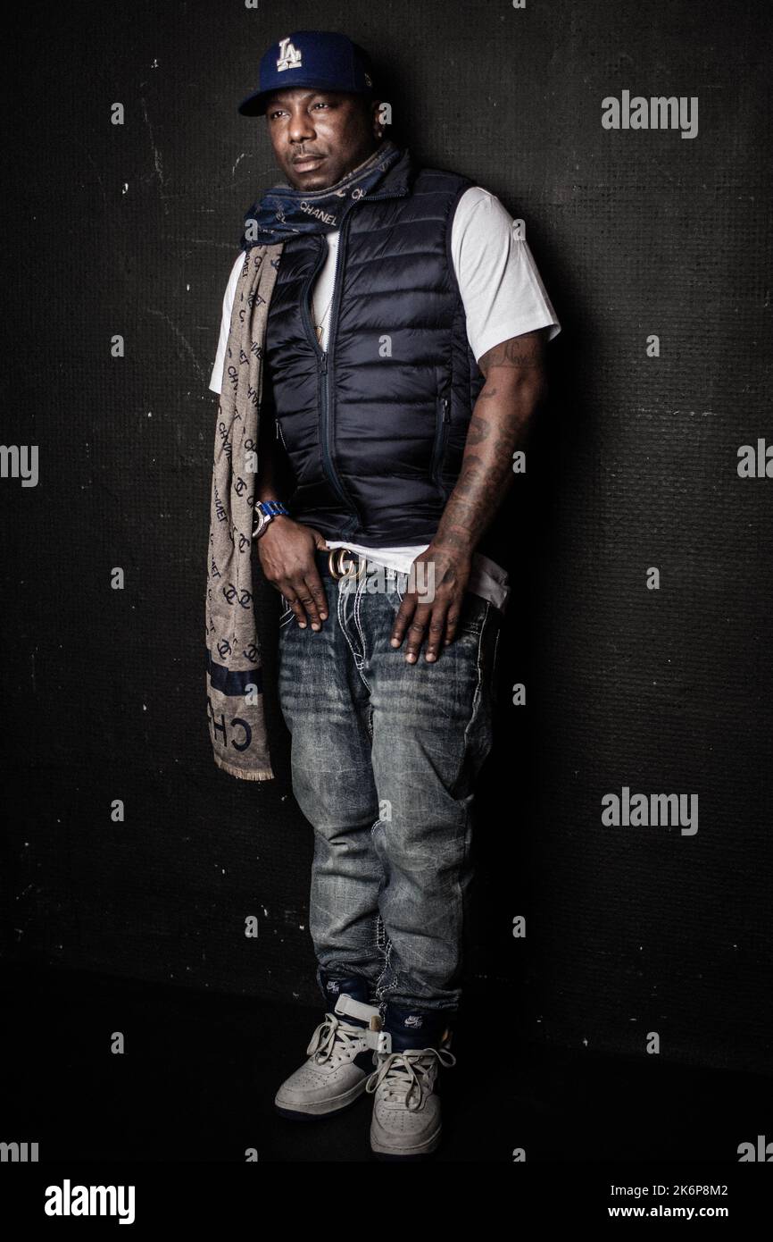 France, Paris - November 12, 2021. US rap singer Ras Kass poses before ...