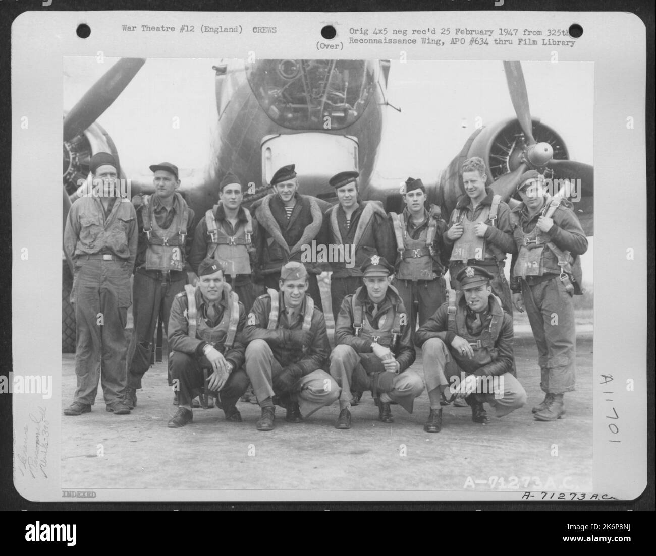 Capt. Maddron And Crew Of The Boeing B-17 "Flying Fortress" Of The ...
