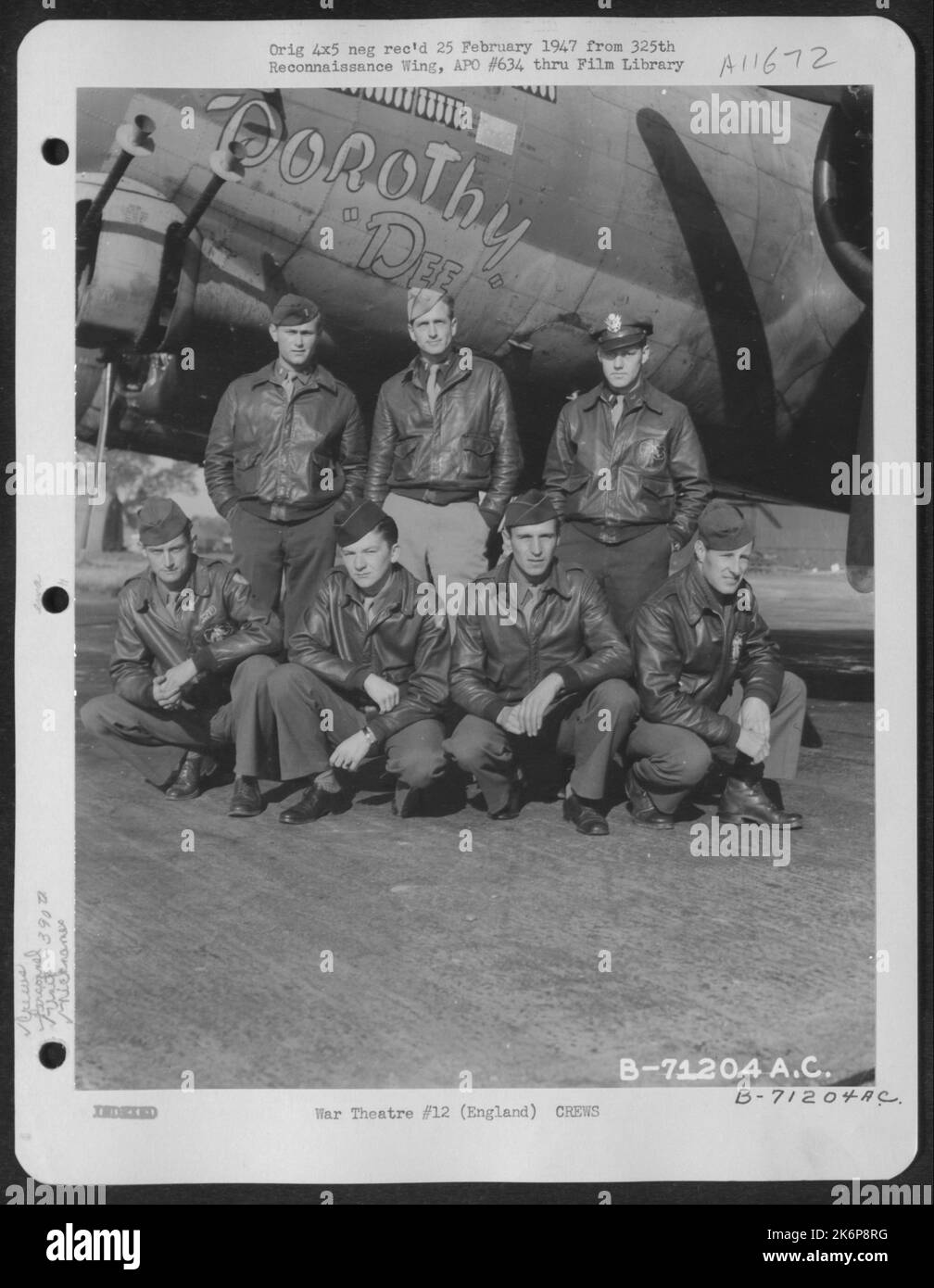 Lt. Lewis And Crew Of The Boeing B-17 "Dorothy Dee" Of The 390Th Bomb ...