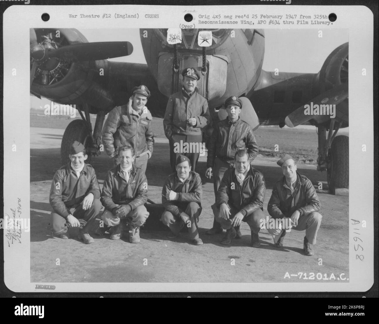 Lt. Vilt And Crew Of The Boeing B-17 "Flying Fortress" Of The 390Th ...