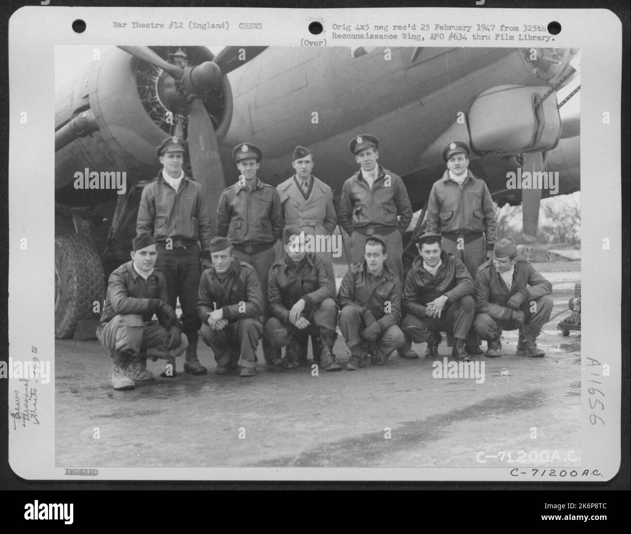 Lt. Sorenson And Crew Of The Boeing B-17 "Flying Fortress" Of The 390Th ...