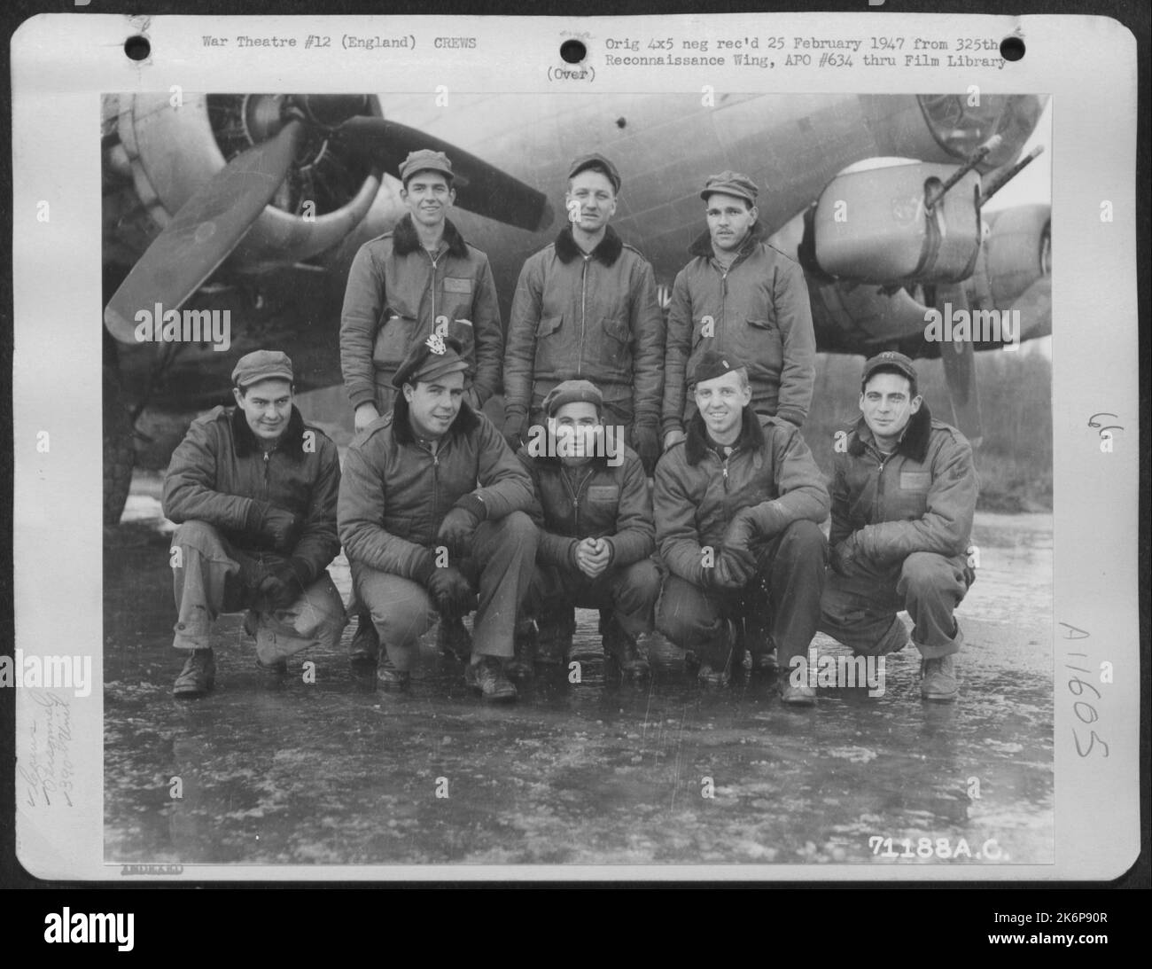Lt. Albert And Crew Of The Boeing B-17 "Flying Fortress" Of The 390Th ...