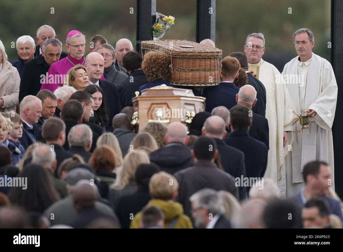 The coffins of Robert Garwe and his five-year-old daughter Shauna ...