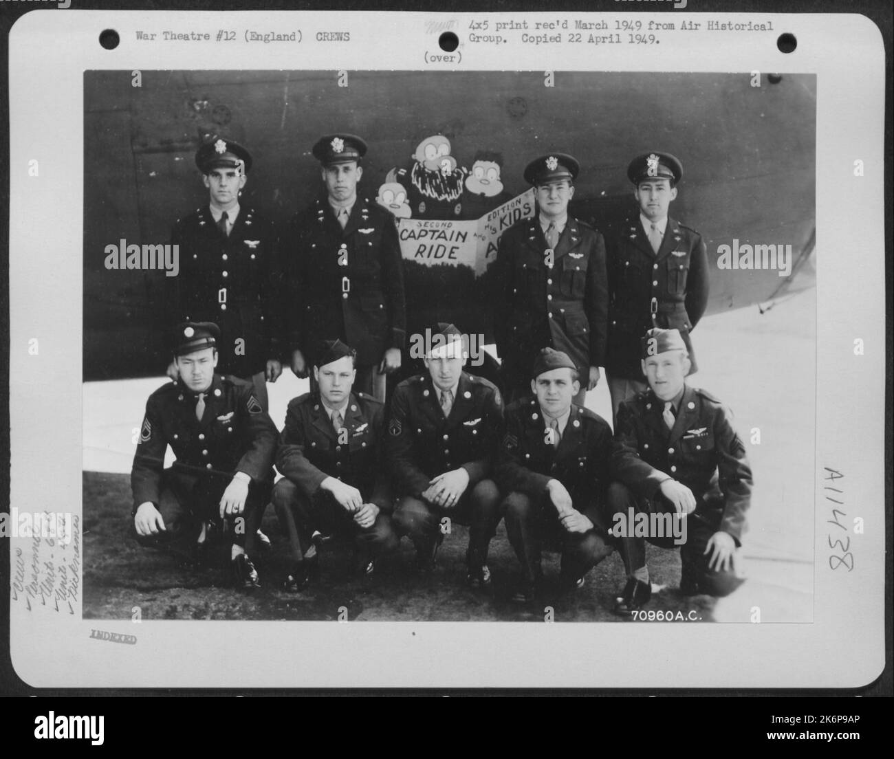 Lt. W.D. Hughes And Combat Crew Of The 68Th Bomb Squadron, 44Th Bomb ...
